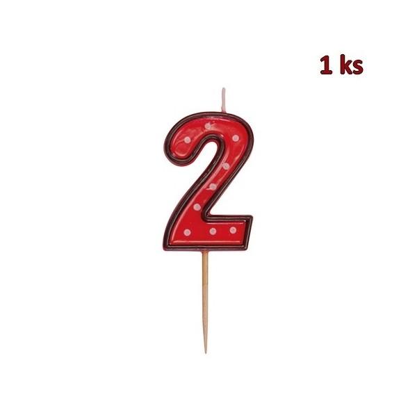 Narozeninové svíčky číslo 2 do 24 hodin!